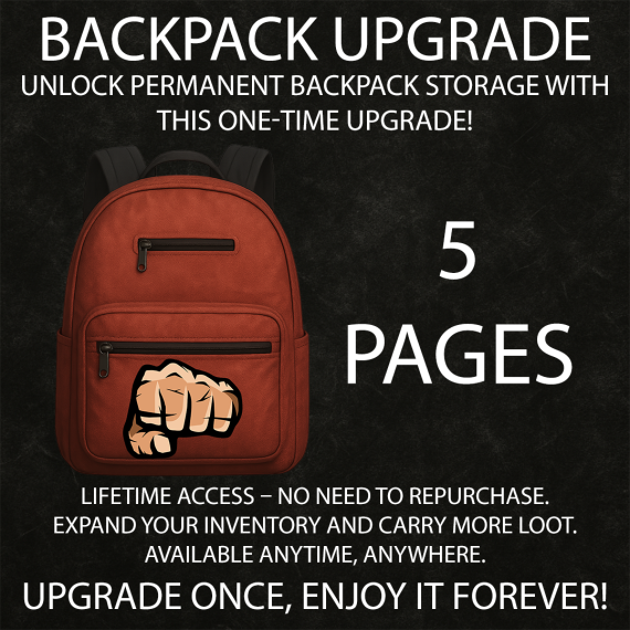 RustPunch.Net · Backpack Upgrade 5 Pages