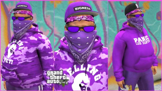GTC Designs · Jumbo-The Pink Fat Gang Member (FiveM Ready) [Lore-Friendly]