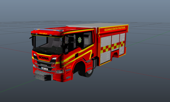 NM-modding | Scania P370 Släckbil GBG