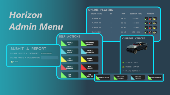 Horizon Development | Admin Menu (OS)