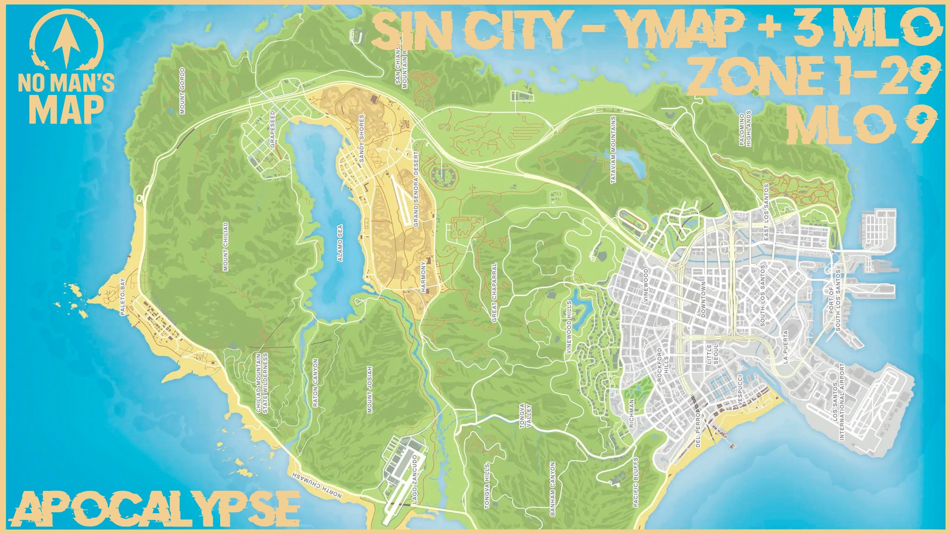 No Man’s Map | GTA V & FiveM Survival Maps