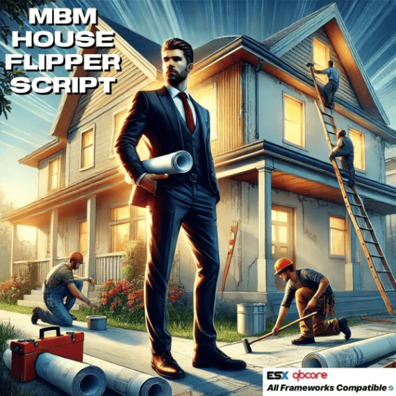 MoneyBMods | MBM - House Flipper (Real Estate) QBCore