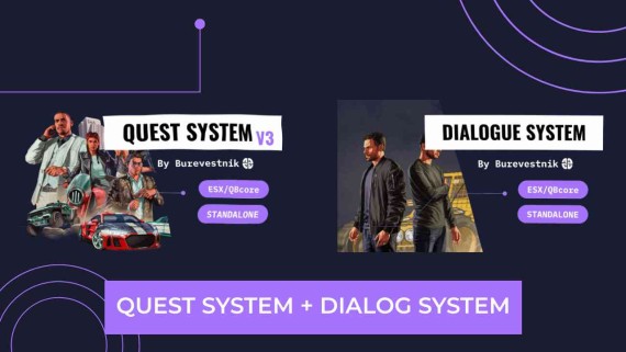 Burevestnik | Quest system + dialog system
