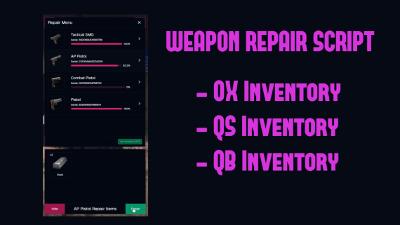 PlayerNo1 · Weapon Repair