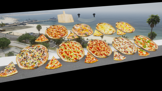 BLUE X FM | Wood fired Pizza prop pack