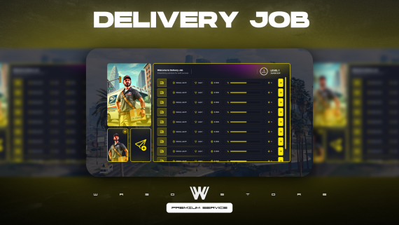 wasd High-Quality FiveM Scripts · Multiplayer Delivery Job