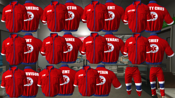 2nd Life Designs · EMS Paramedic Uniform [Male and Female]