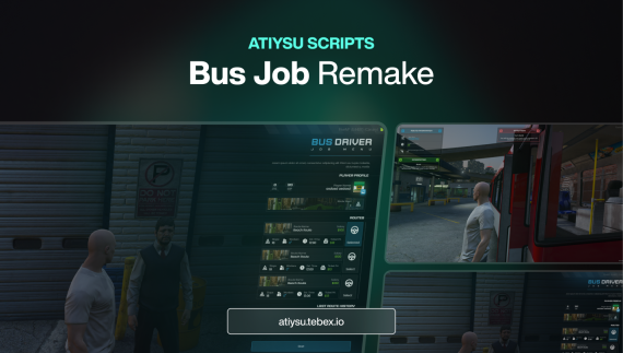 Premium FiveM Scripts | Bus Job Remake | Atiysu Scripts | Best ESX & QBCore Scripts