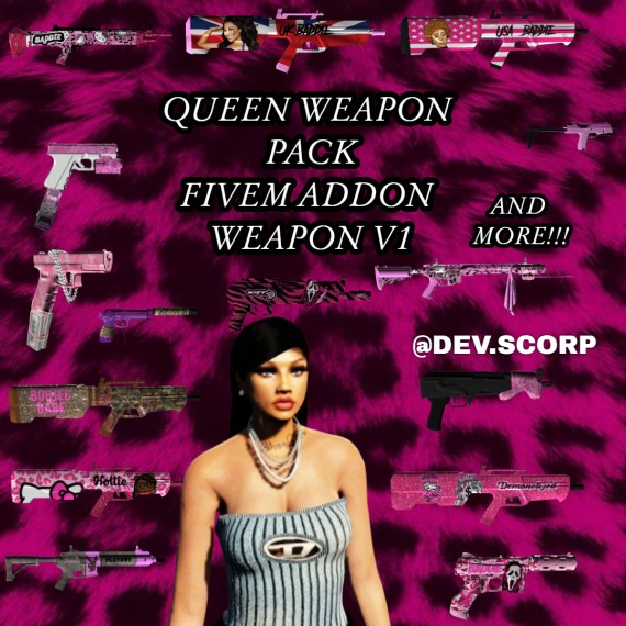SCORPION CUSTOMS · FEMALE WEAPON PACK V1
