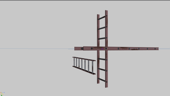 crazy eyes studio · Ladder Prop Pack (3 Variants) – Z3D Model