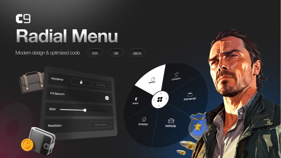 Code9 | Code9 | Radial Menu