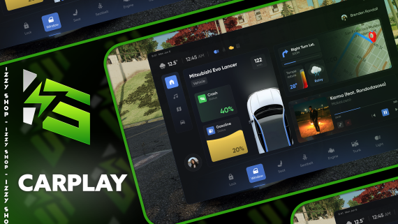 izzy Scripts · [Car Play System] OPENSOURCE QBCORE ESX QBOX