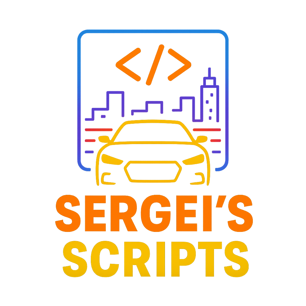 Sergei's Scripts · Welcome