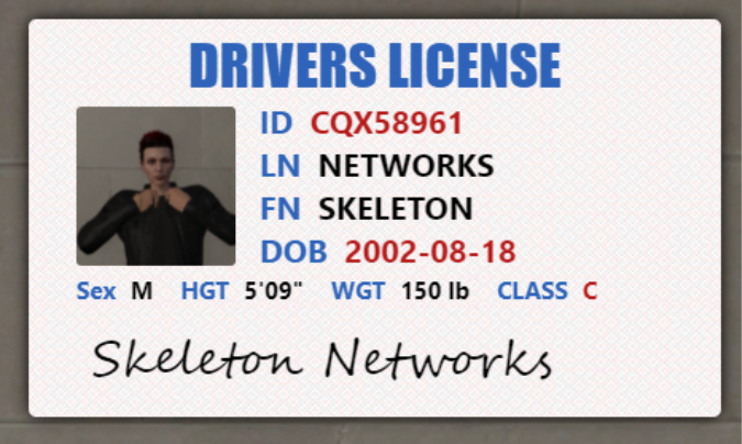SkeletonNetworks · SN-IDCards (QBCore)