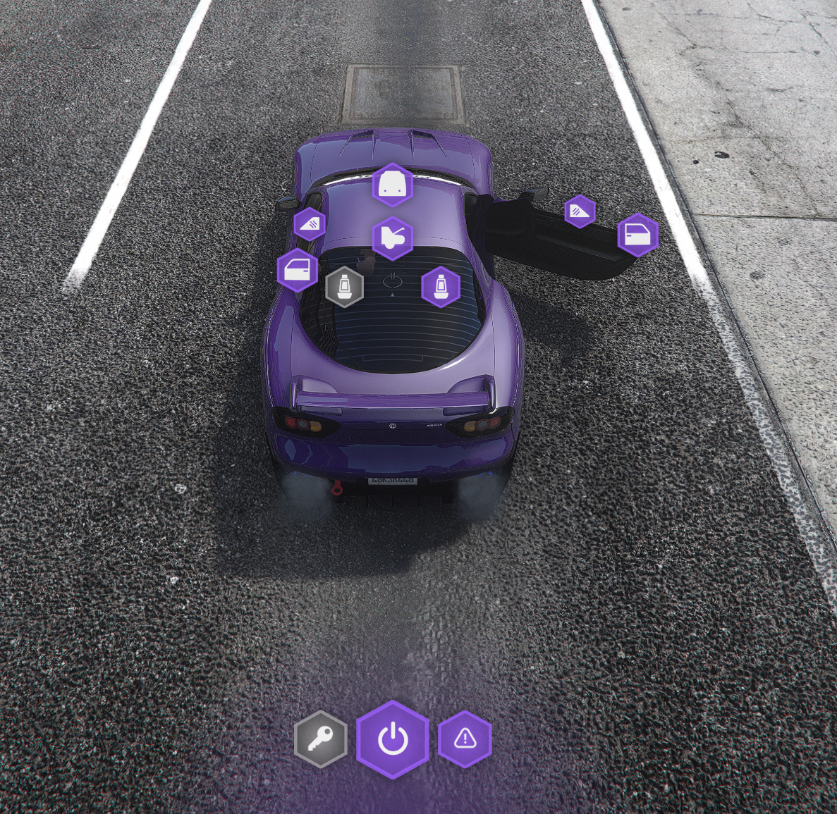 SkeletonNetworks · Vehicle Menu