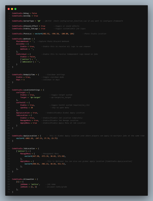 Code Studio | Job Application System