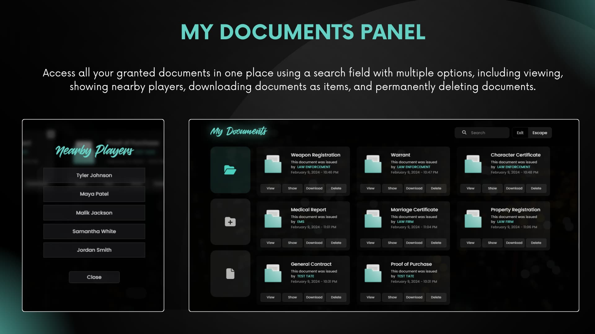 Code Studio | Documents System | Document Creator
