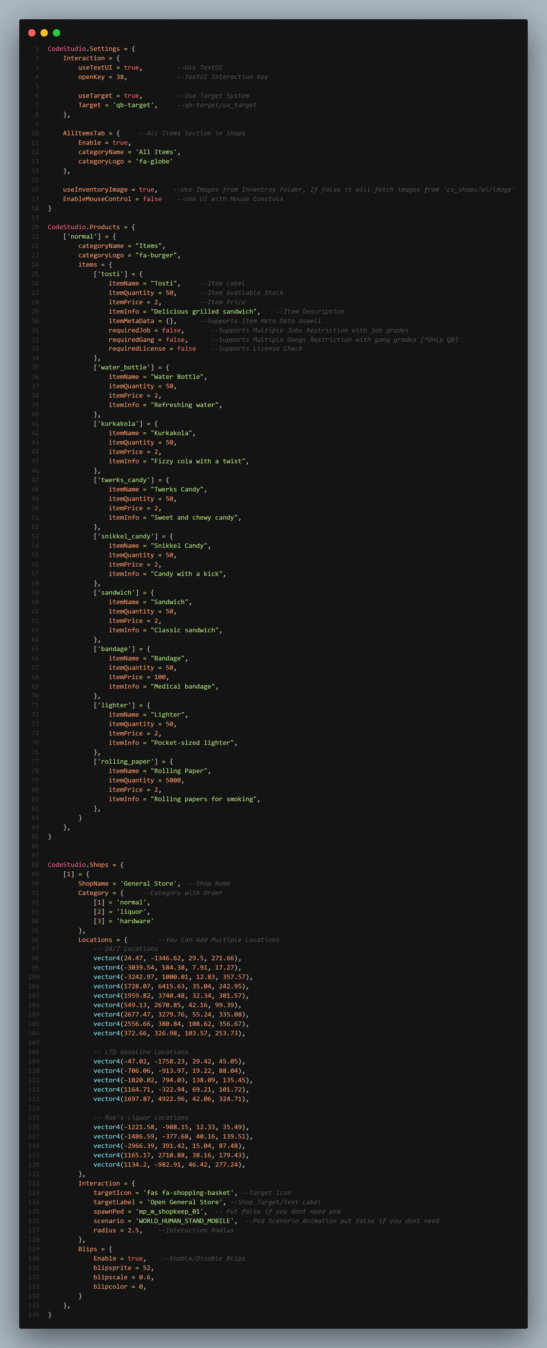 Code Studio | Modern Shops