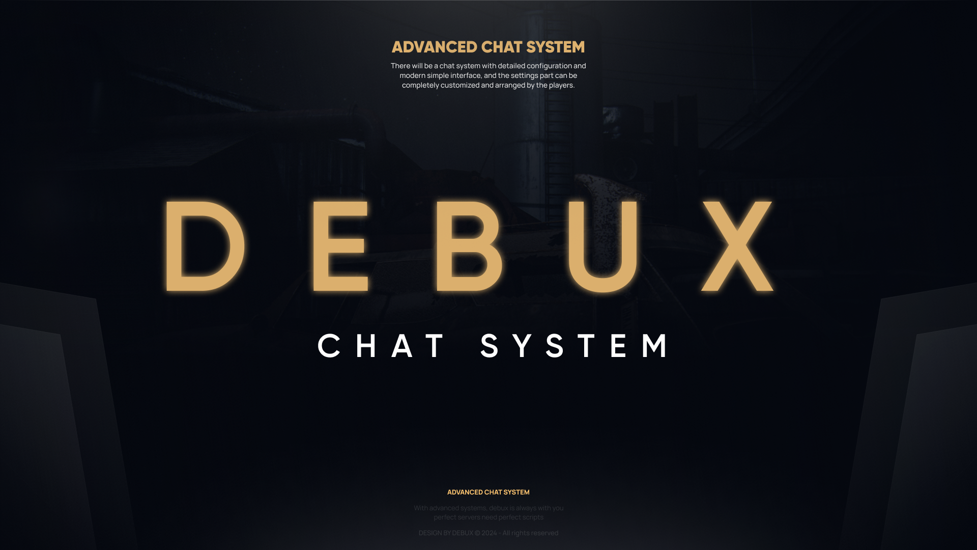 DebuX | [C][OPEN SOURCE] CHAT SCRIPT