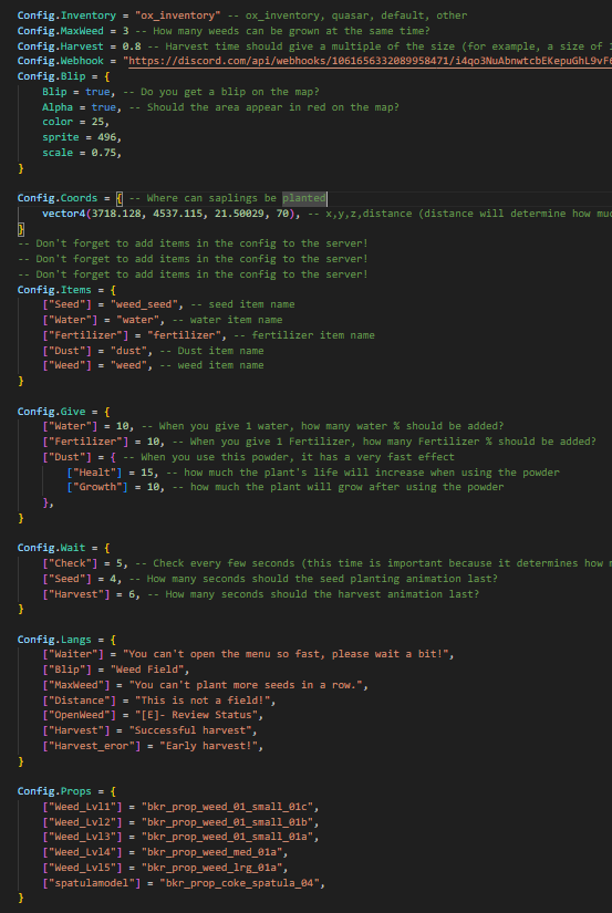 DebuX | [D][OPEN SOURCE] Weed System