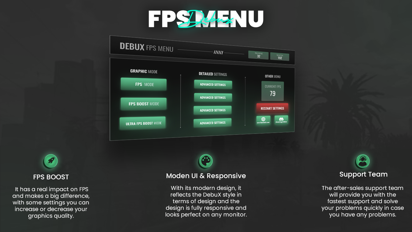DebuX | [C][OPEN SOURCE] FPS MENU