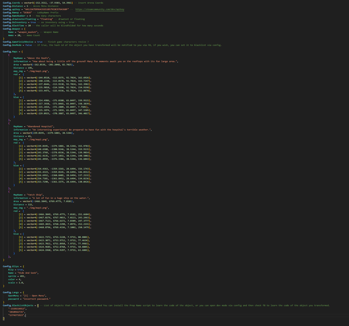 DebuX | [A][OPEN SOURCE] Hide and Seek (Prop Hunt!)