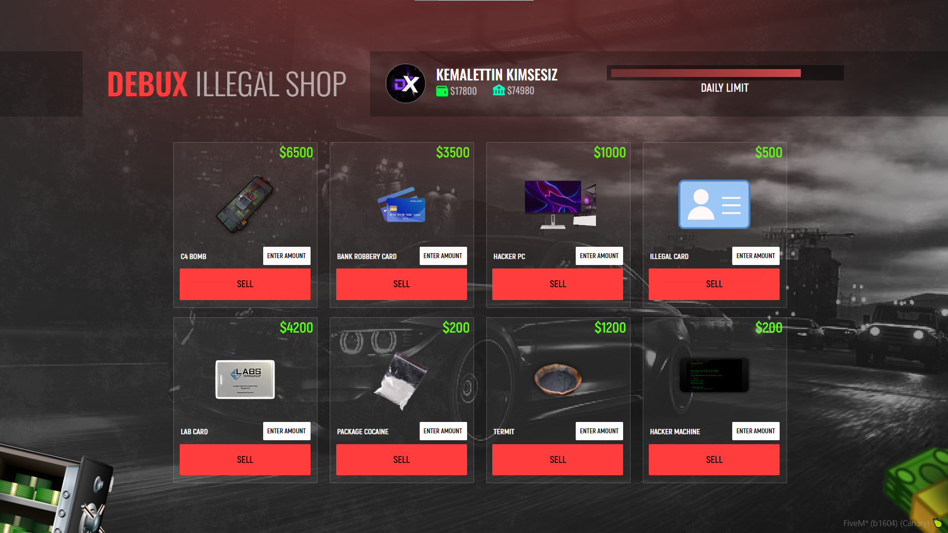 DebuX | [B][ESCROW] Item Sell Shop (PawnShop)