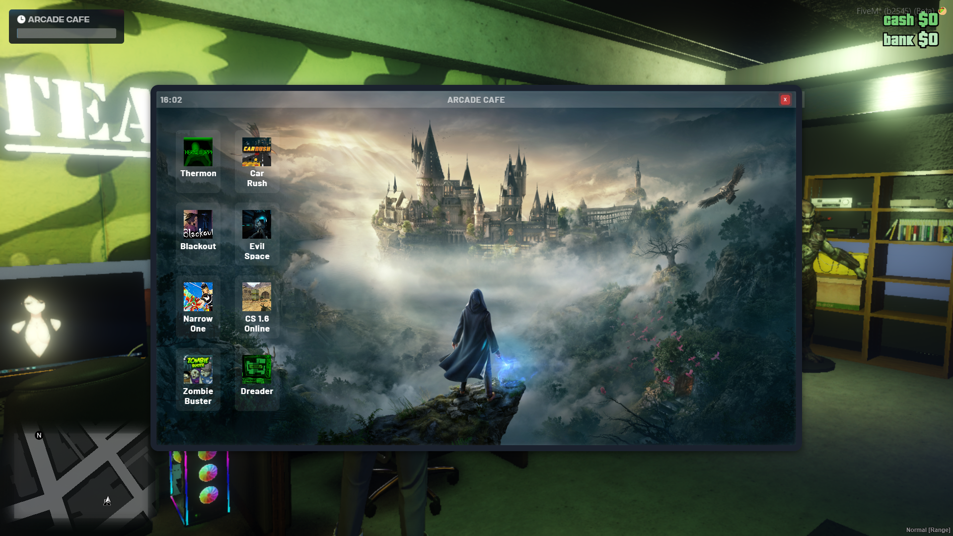 DebuX · Arcade Cafe