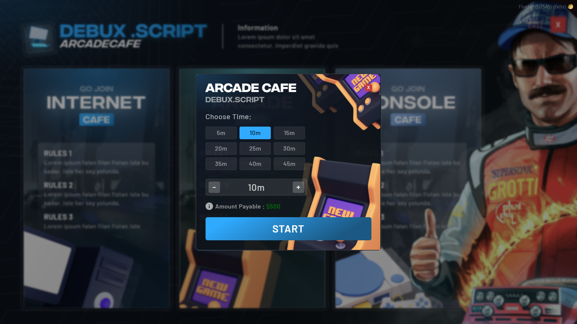 DebuX | [A][OPEN SOURCE] Arcade Cafe