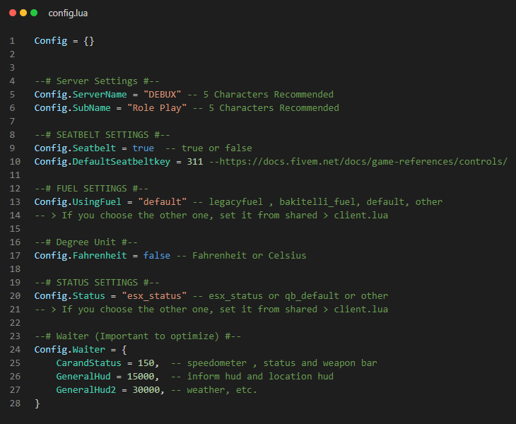 DebuX | [C][OPEN SOURCE] HUD V1