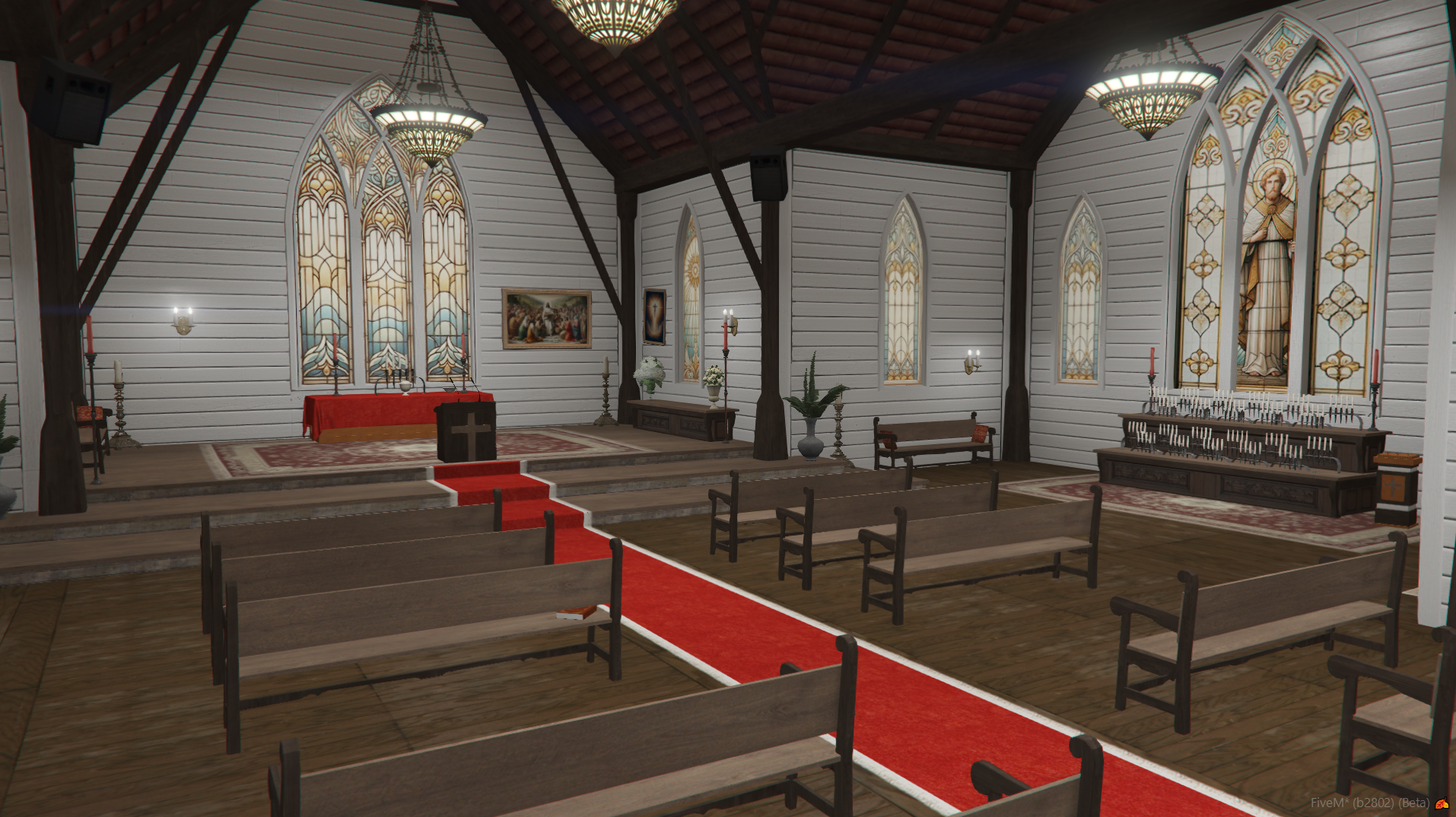 patoche-mapping | Church 4 interiors / 3 locations