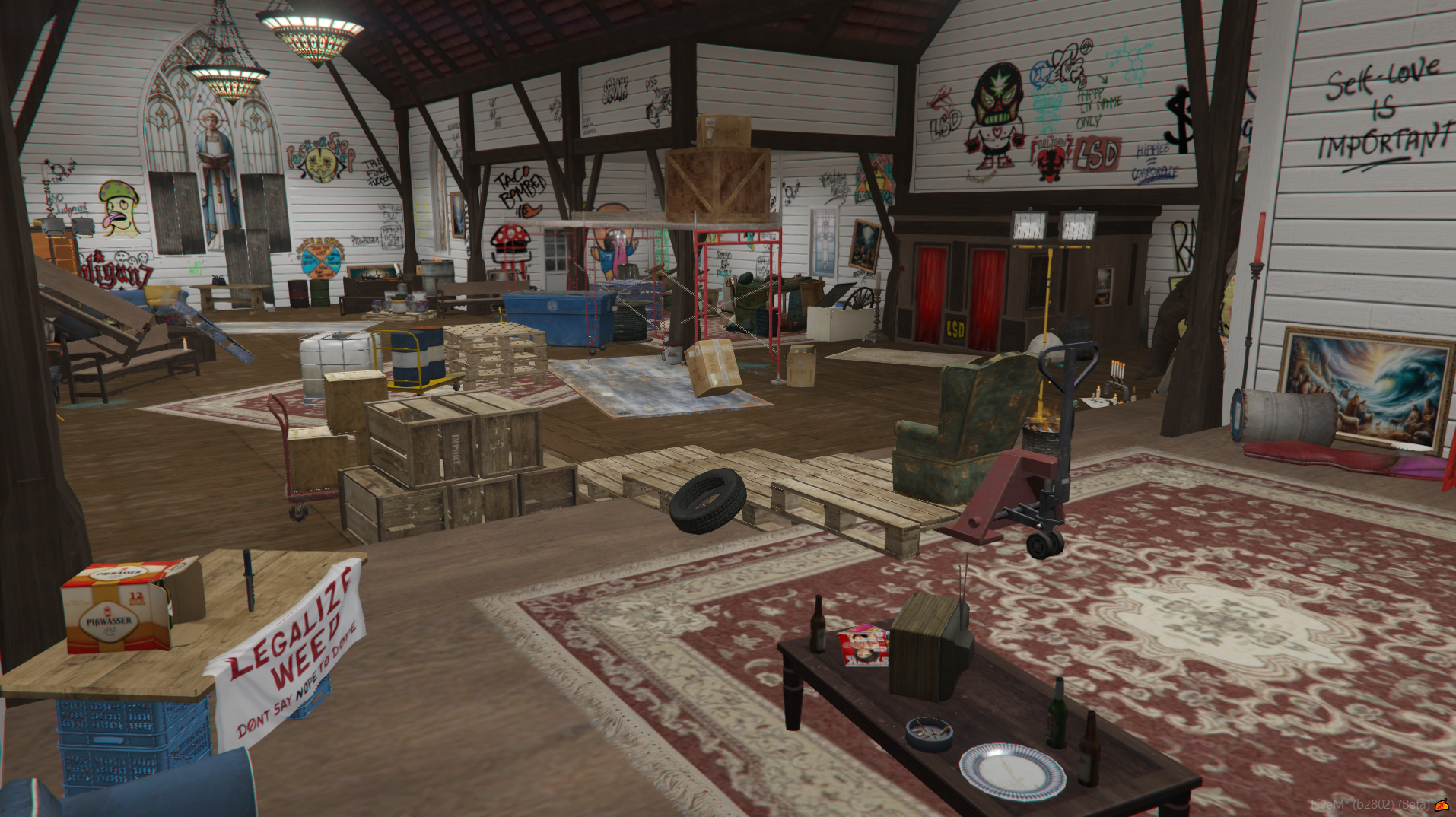 patoche-mapping | Church 4 interiors / 3 locations