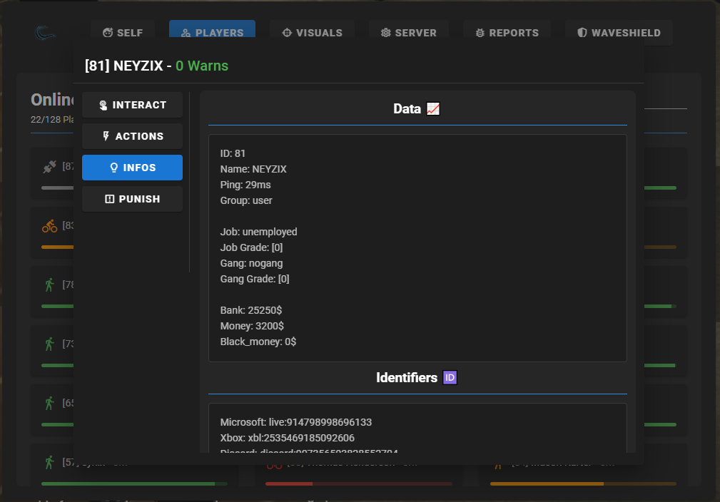 WaveResources | Admin Menu
