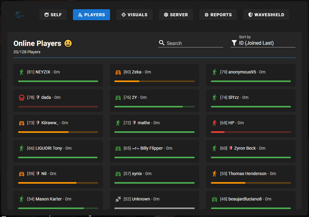 WaveResources | Admin Menu