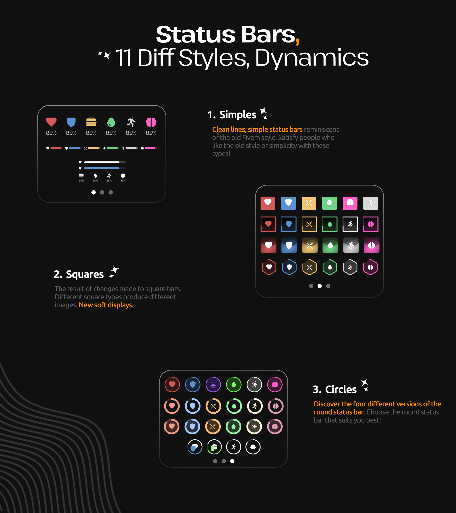 0RESMON | WAIS HUD V6 Customizable - Positionable Map-Dynamic Elements ...