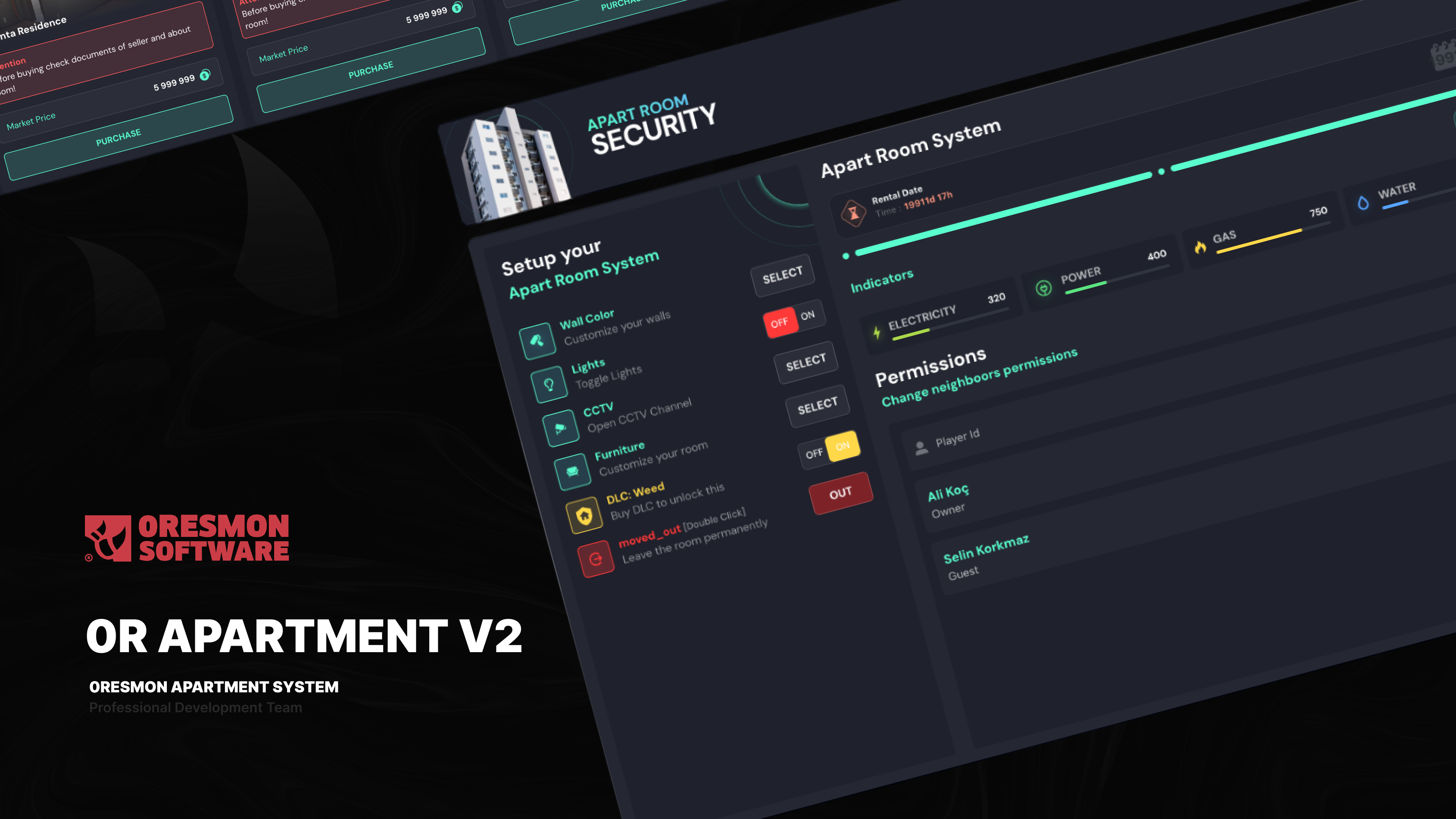 0RESMON | 0R-APARTMENT v2 ESCROW + (Map + Weed + 0r_lib escrow) | 0r
