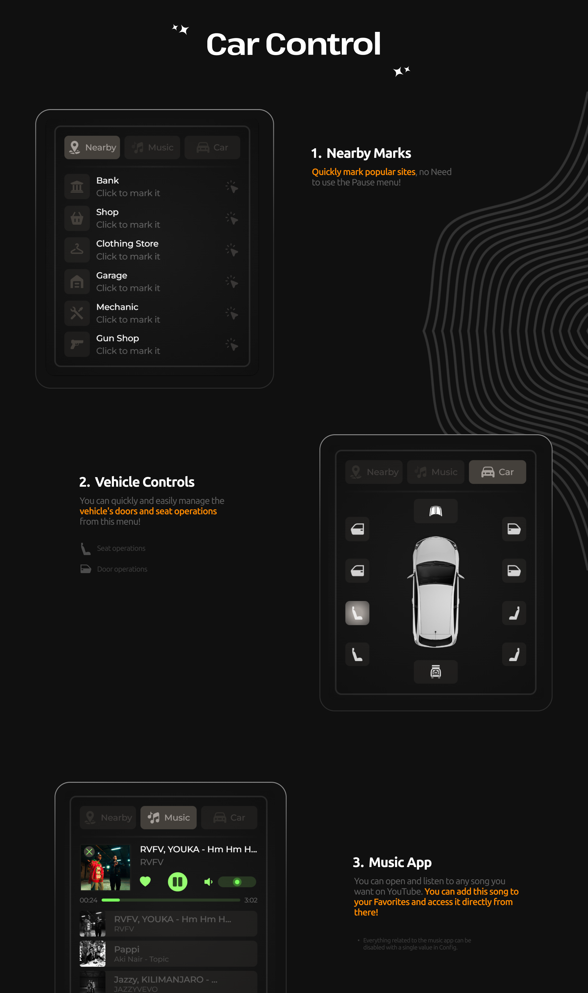 0RESMON | WAIS HUD V6 Customizable - Positionable Map-Dynamic Elements ...