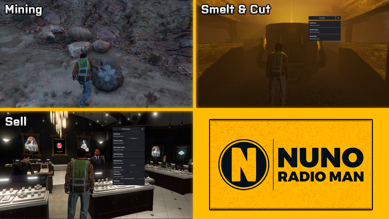 Nuno Radio Man Scripts | Mining