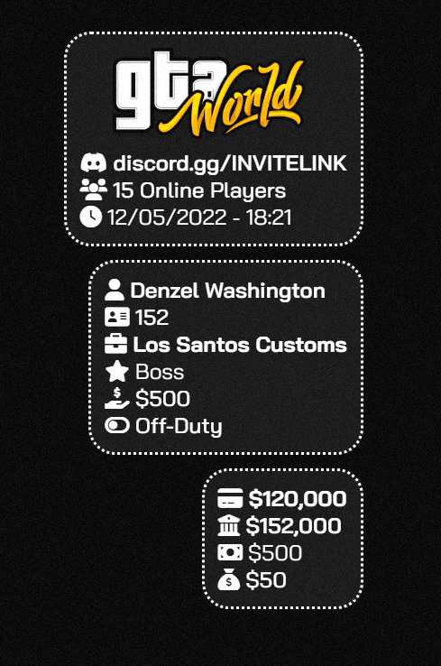 AN FiveM Scripts · RP HUD