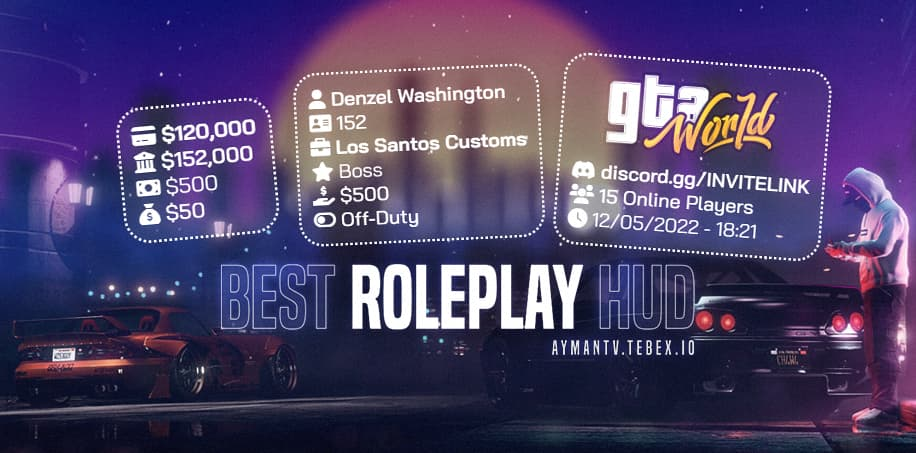 AN FiveM Scripts · RP HUD