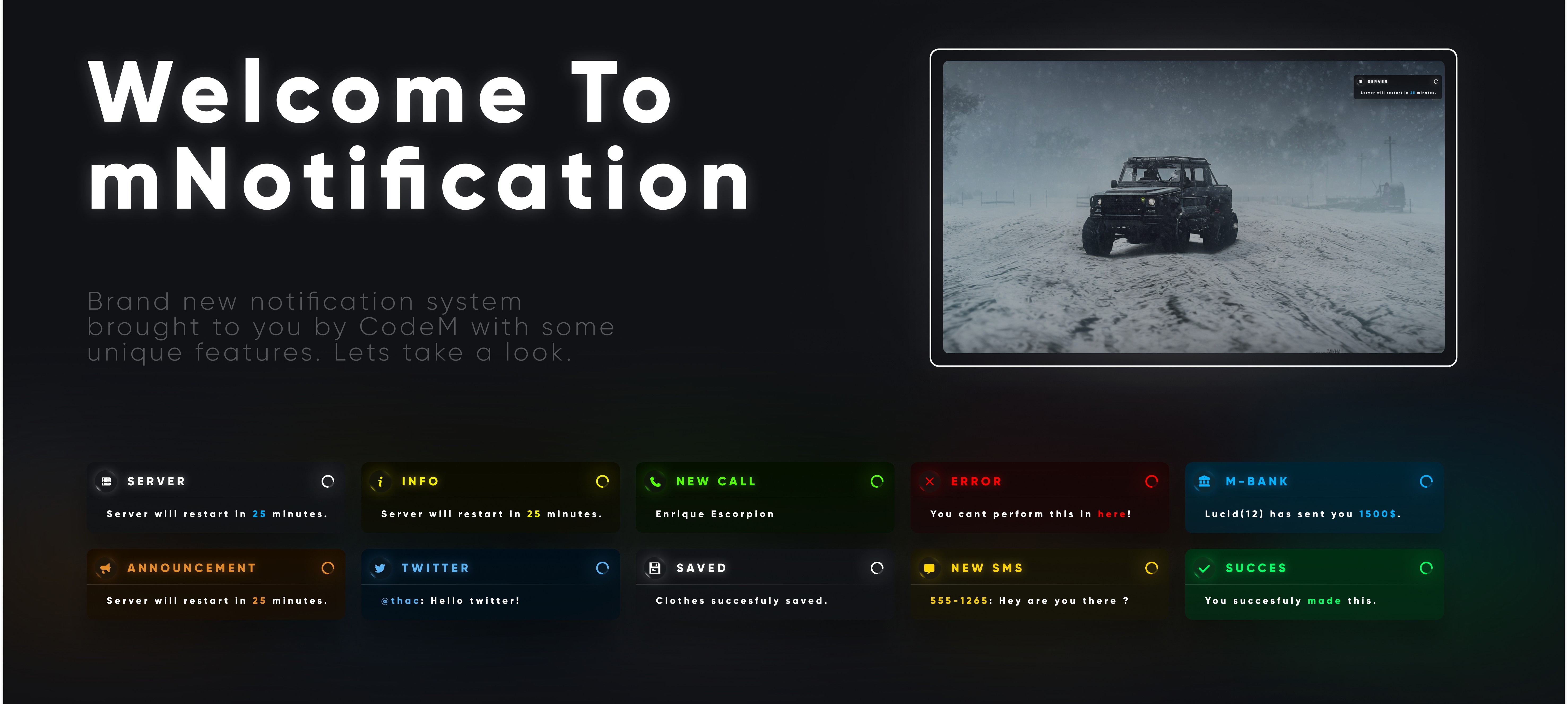 mNotification | CodeM