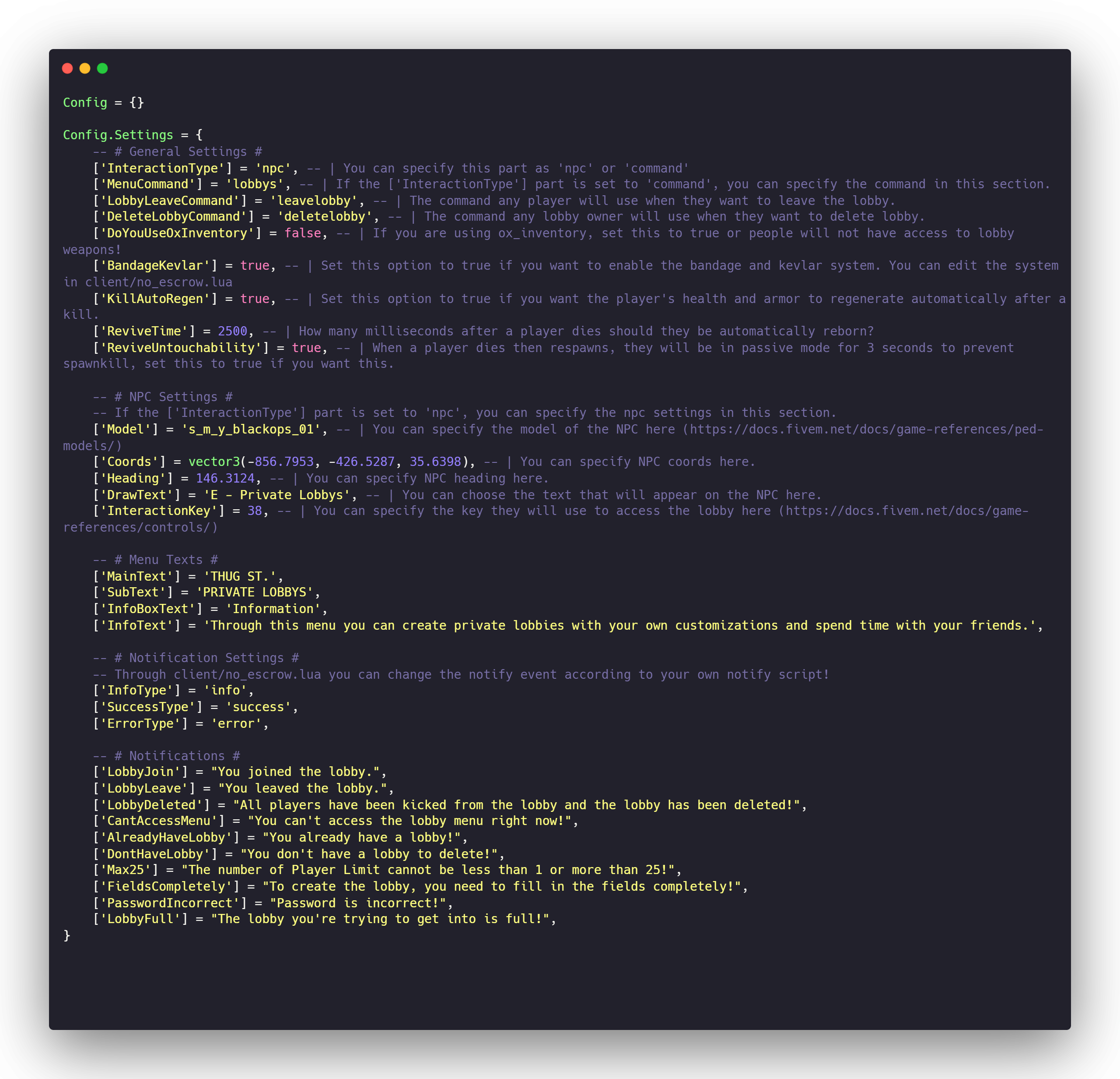 Thug Studios | Thug Private Lobbys