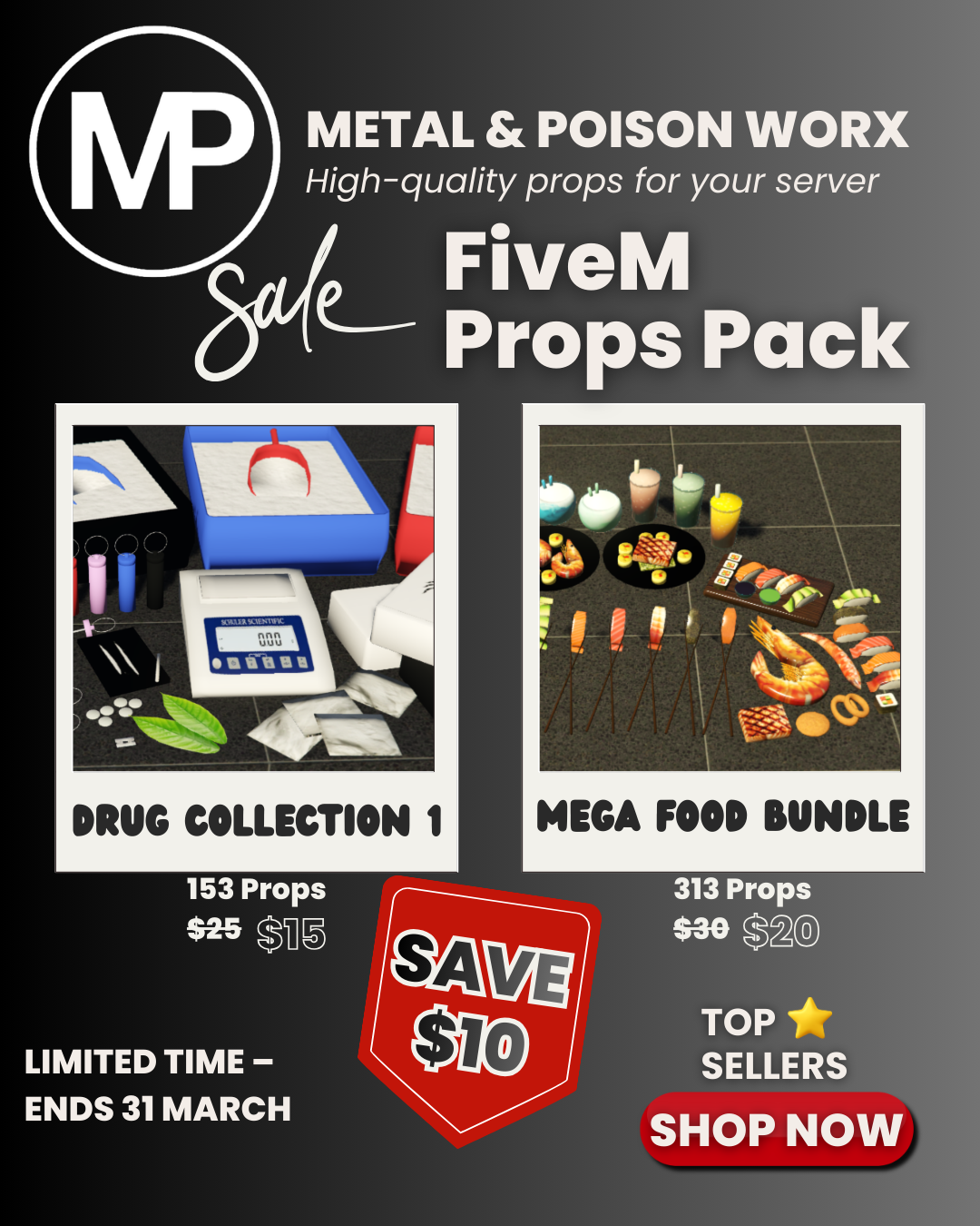 Metal & Poison WorX · Easter Props