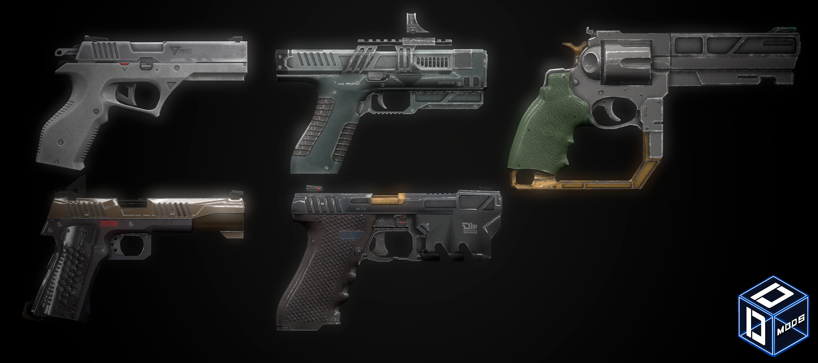 DearestMods | [CyberPack] CYBER GUNS