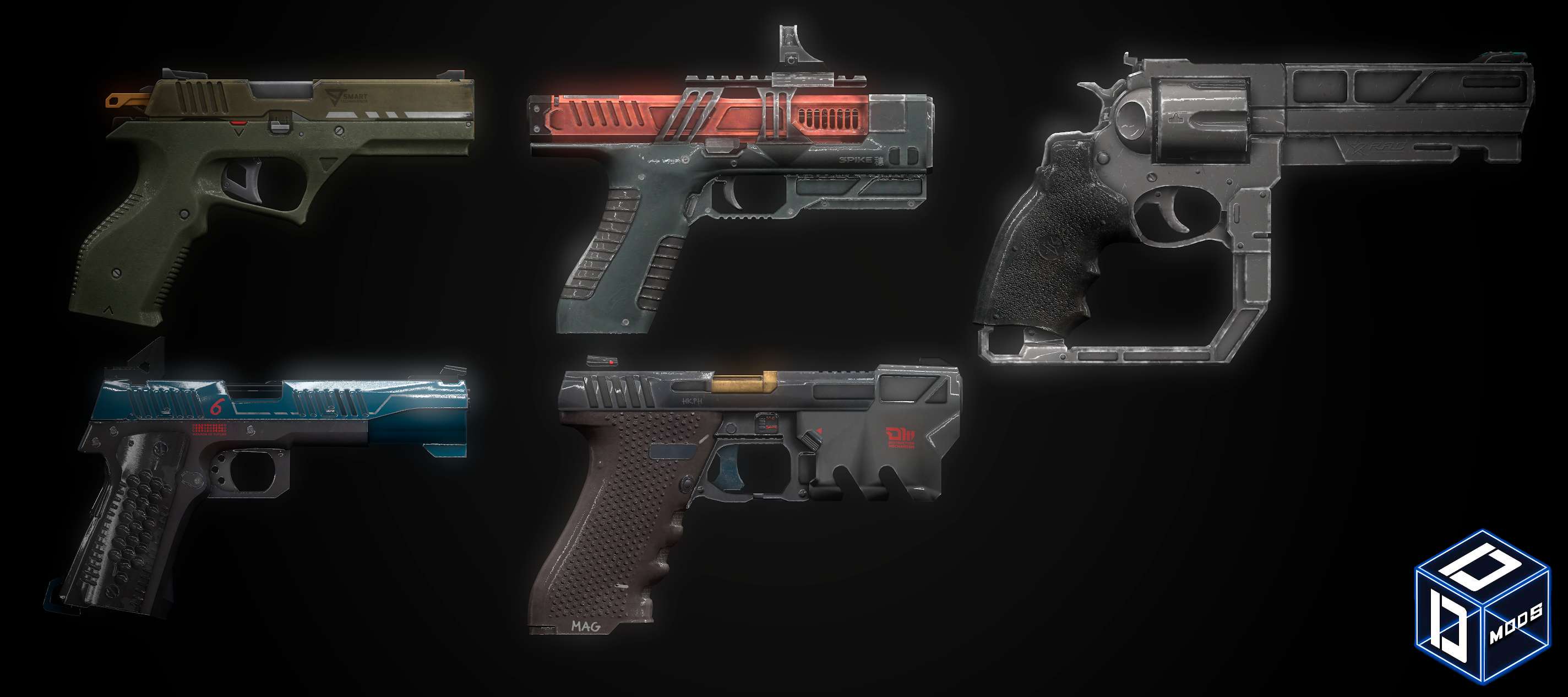 DearestMods | [CyberPack] CYBER GUNS