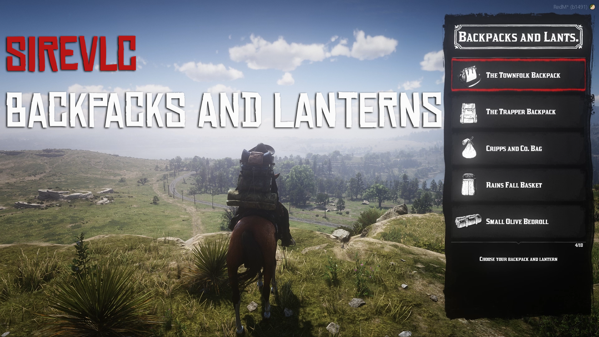 Sire VLC scripts | Backpacks and lanterns