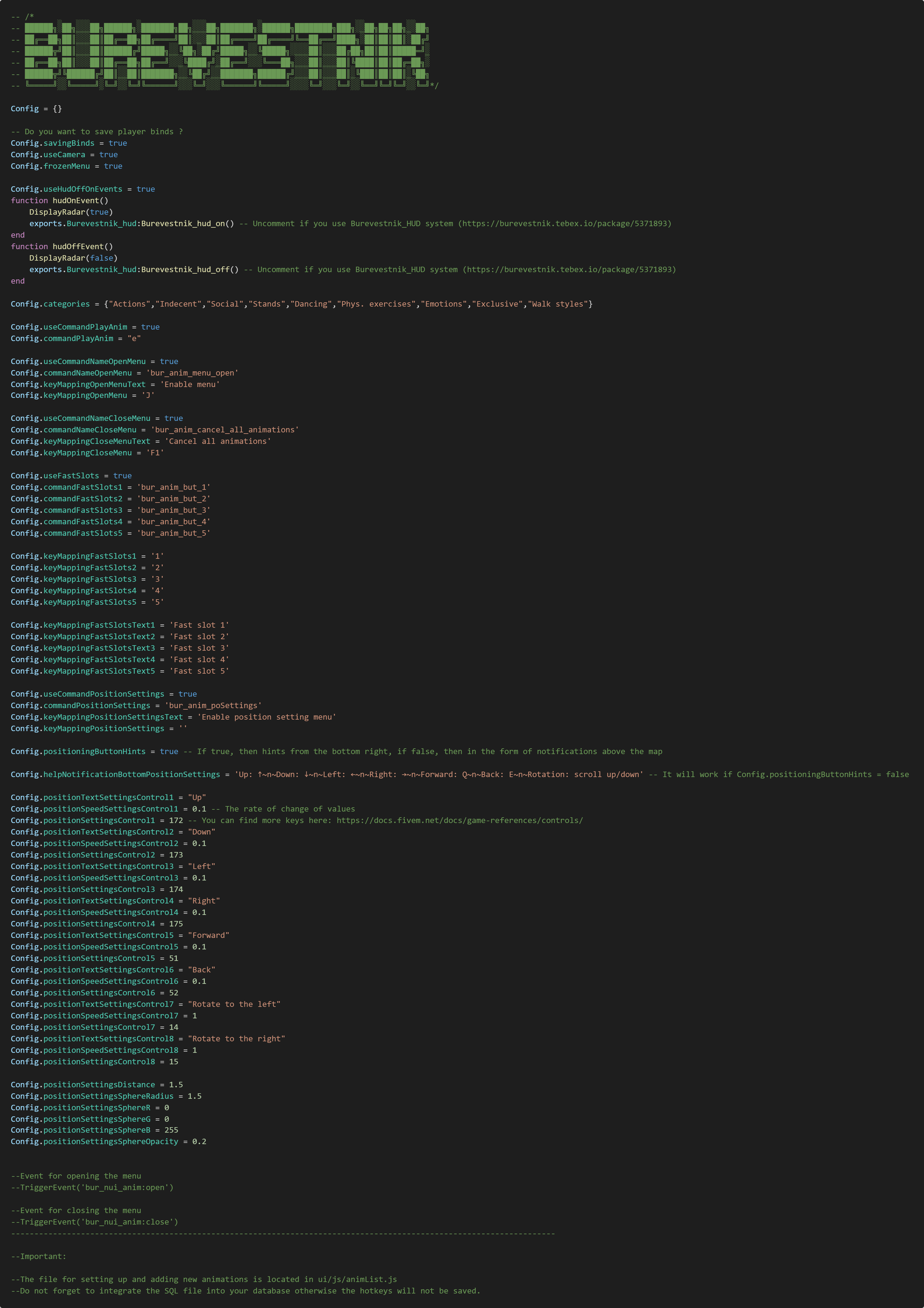 Burevestnik | Animation menu