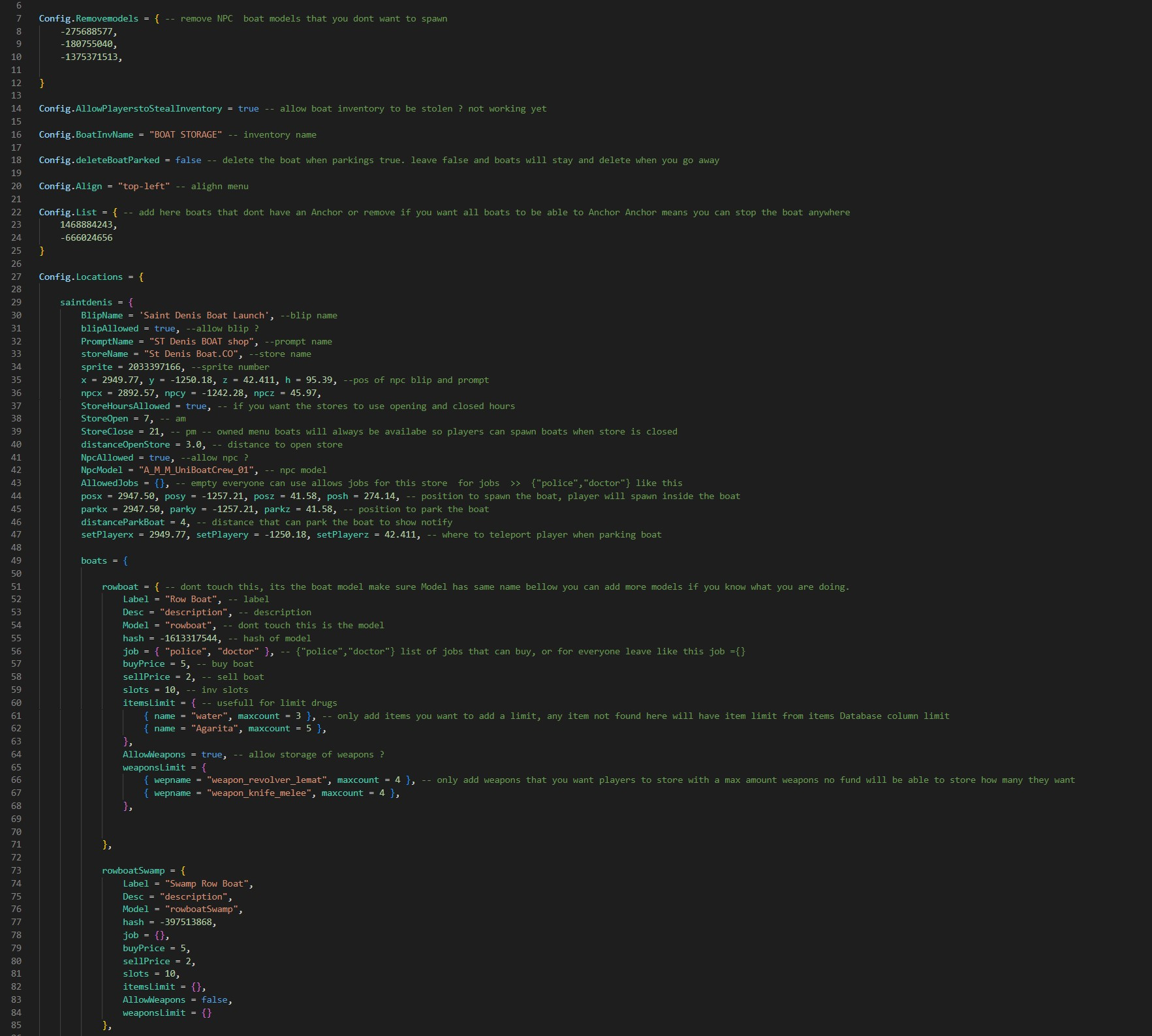 Outsider scripts | outsider_boats