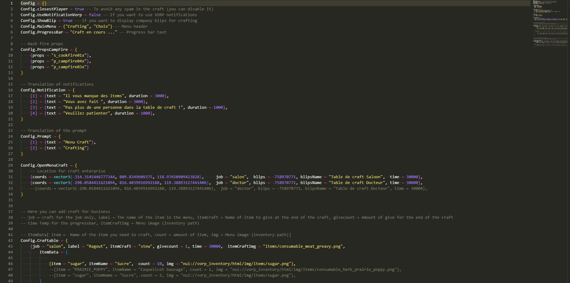 DVR'Scripts | Crafting Menu