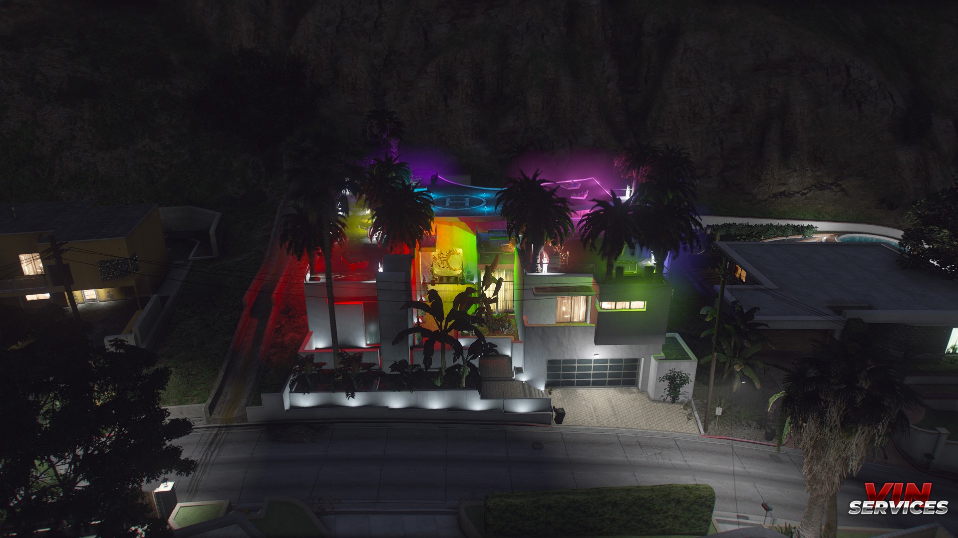 vin-services | Castellano Mansion Exterior Mapping